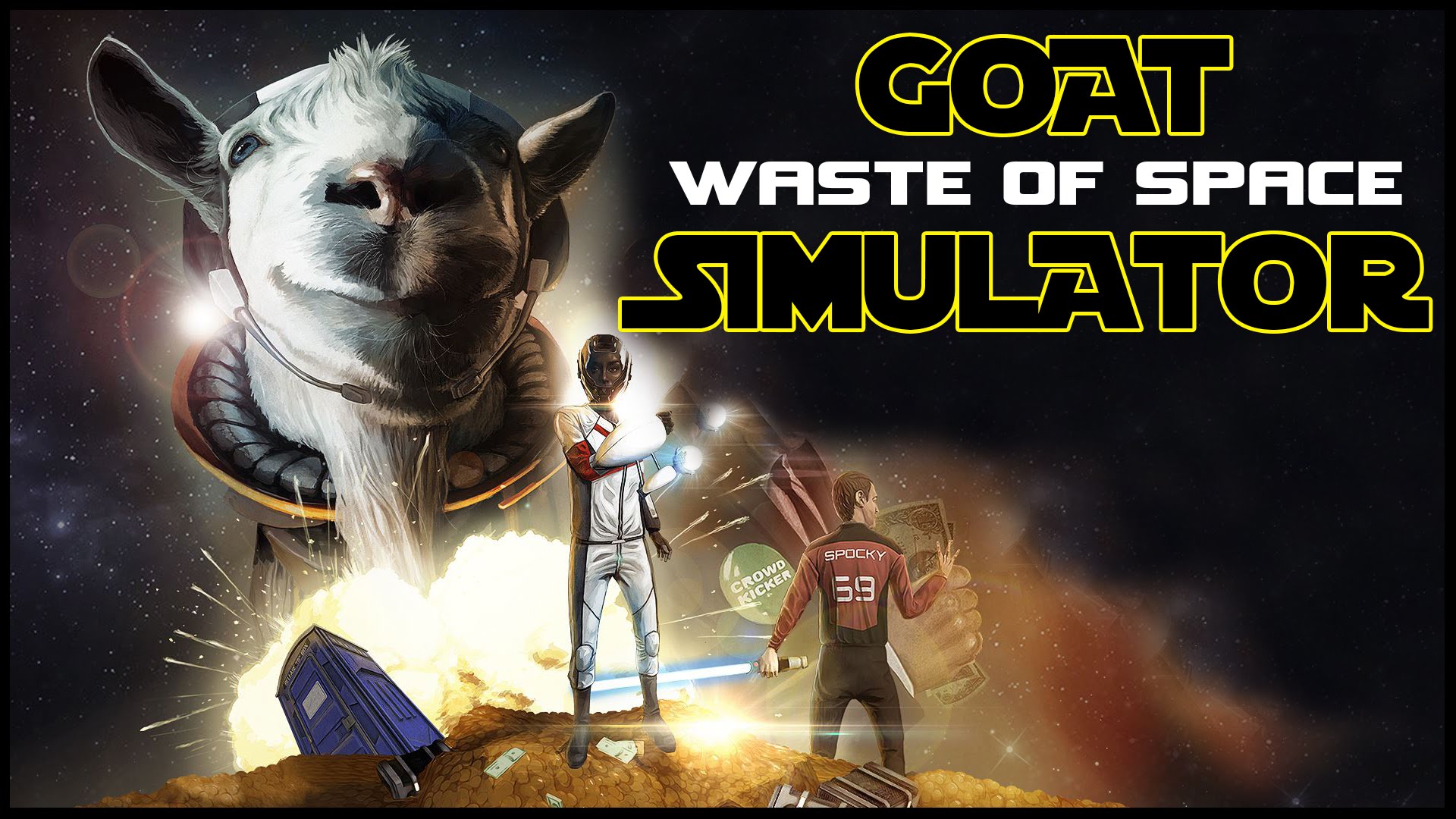 Le DLC Waste of Space pour Goat Simulator arrive demain sur PS4 - JVFrance
