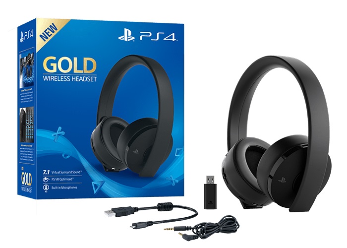 Le Nouveau Casque Sans Fil Gold Pour Ps4 Et Playstation Vr Est